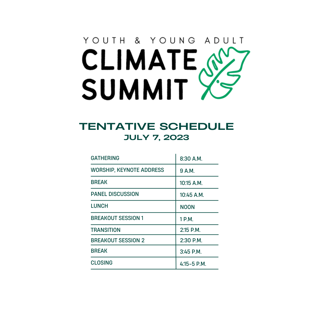 Climate summit to help Gen Z connect faith and action around climate ...