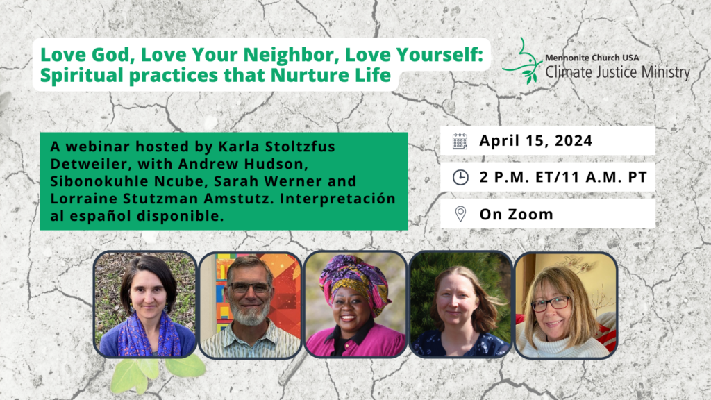 Climate Justice: Seeking Shalom - Mennonite Church USA
