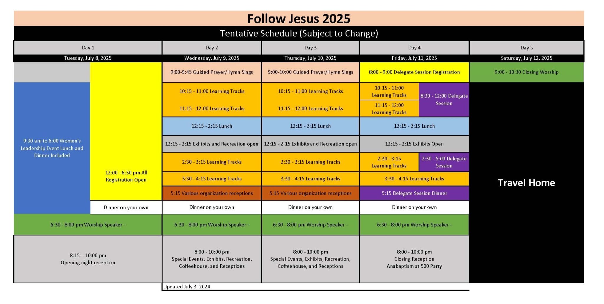 MC USA announces event schedule and new seminar plan for Follow Jesus ...
