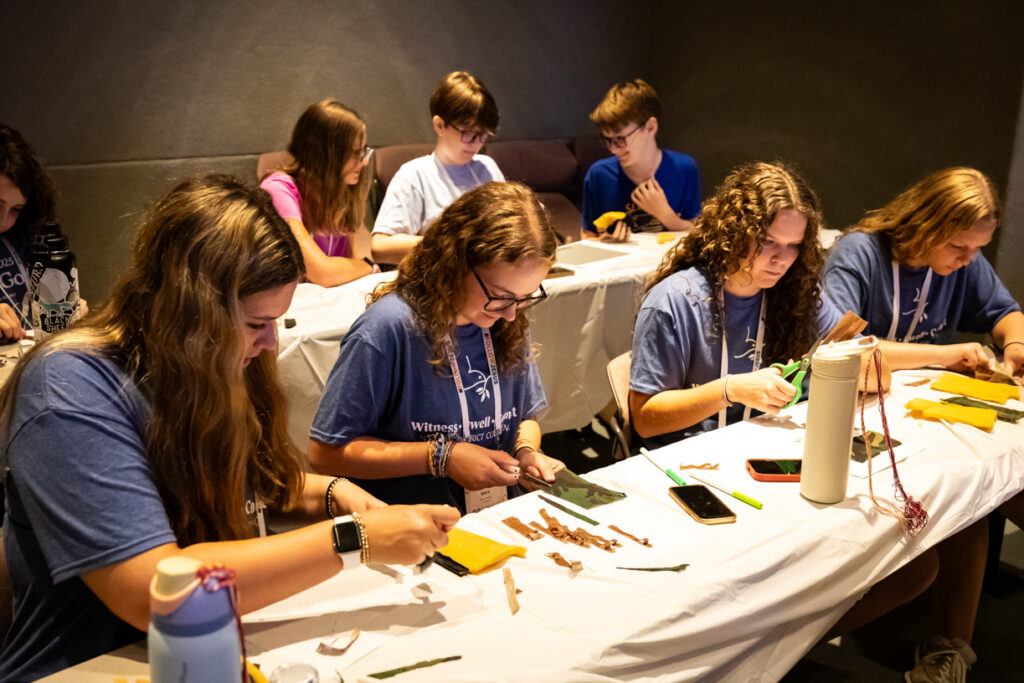 Scraps from discarded gun cases transformed into unique work of art ...